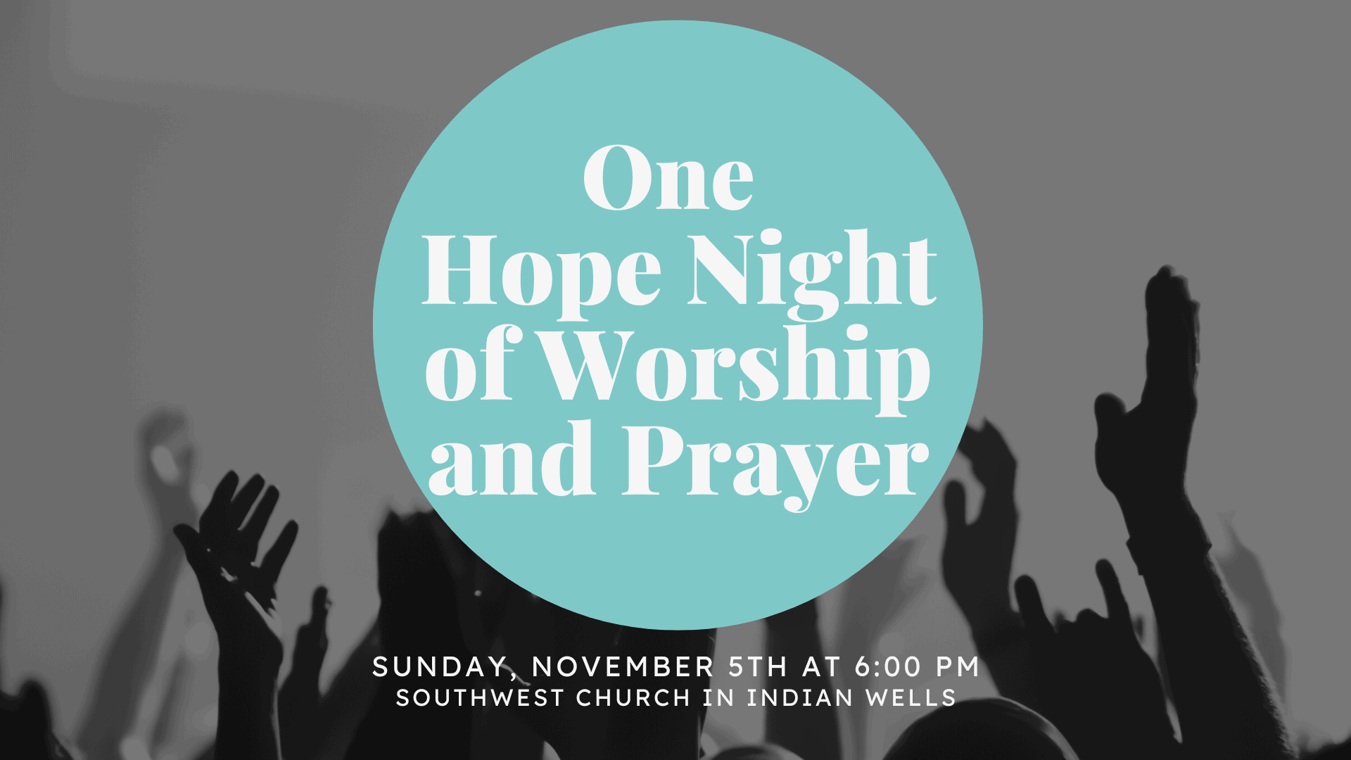 One Hope Night of Worship & Prayer Resource Page - Trinity Baptist ...