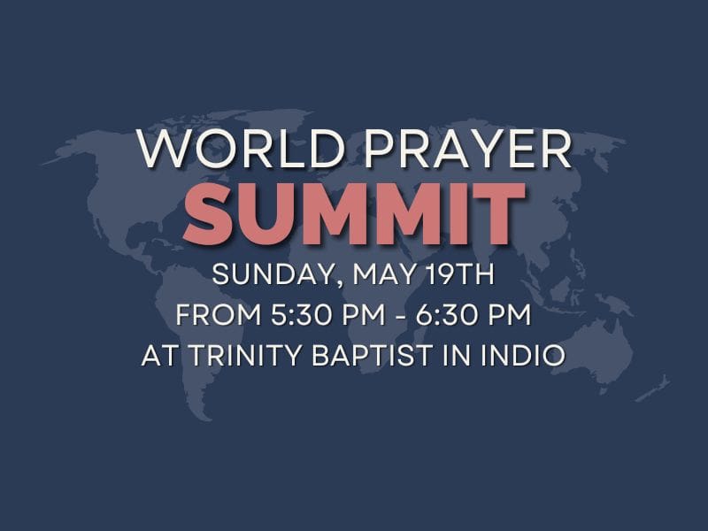 World Prayer Summit at Trinity Baptist